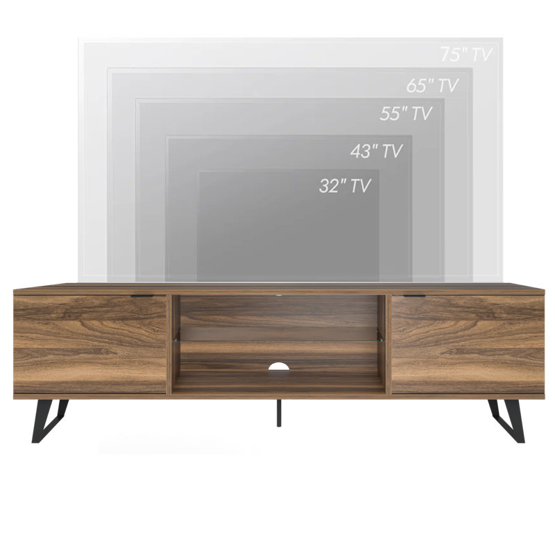 George Oliver Kaamilya 71'' TV Stand for TVs up to 80" & Reviews | Wayfair