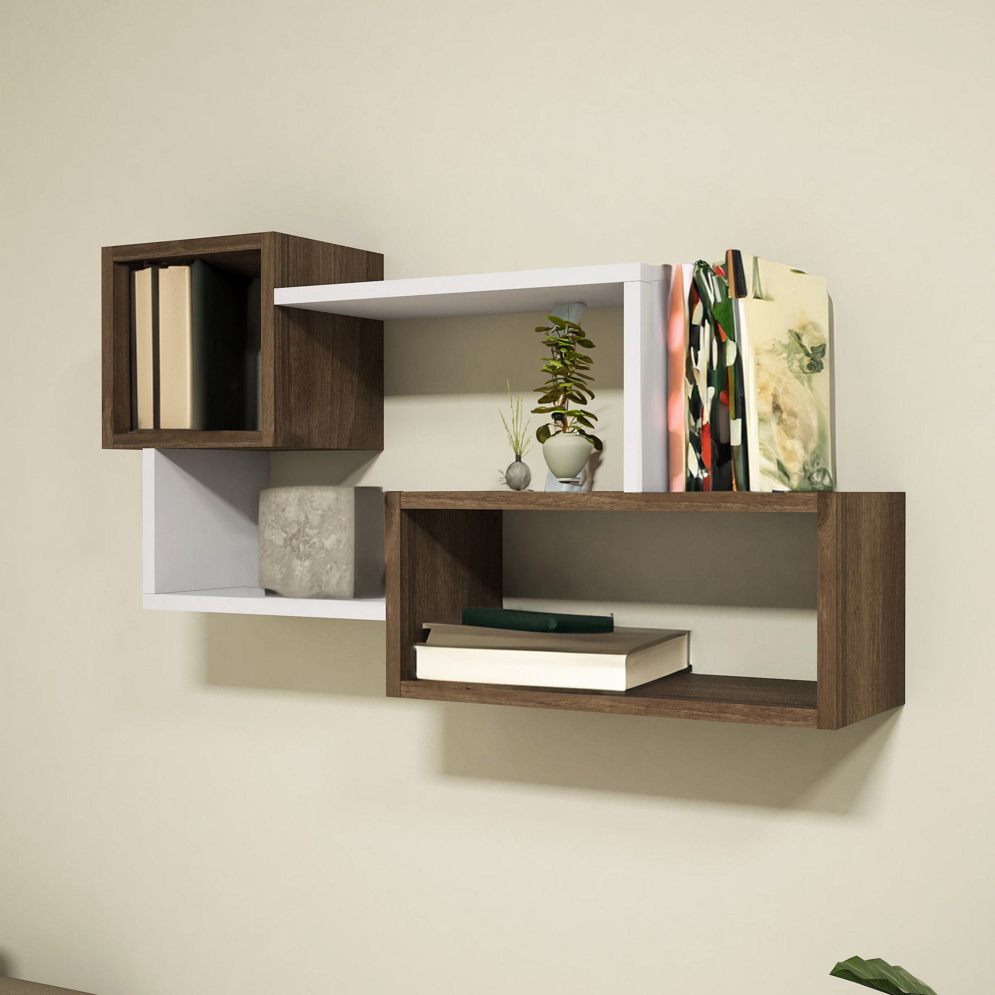 Ebern Designs Yanari 4 Piece Cube Shelf & Reviews - Wayfair Canada