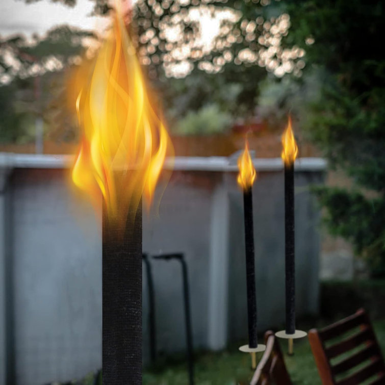 17 Stories Miquelina 72cm Cotton Cloth Tiki Torch | Wayfair.co.uk