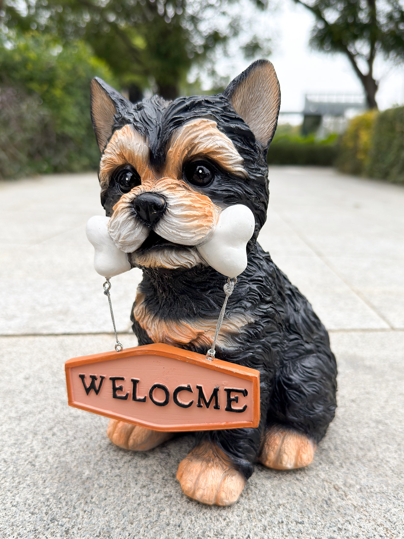 Lark Manor™ Welcome Sign For Garden Pets And Puppies | Wayfair