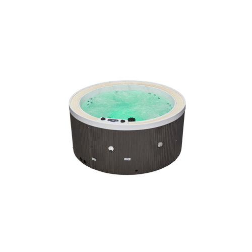 Luxury Spas 220 Volt 7 - Person 52 - Jet Acrylic Round Hot Tub with ...