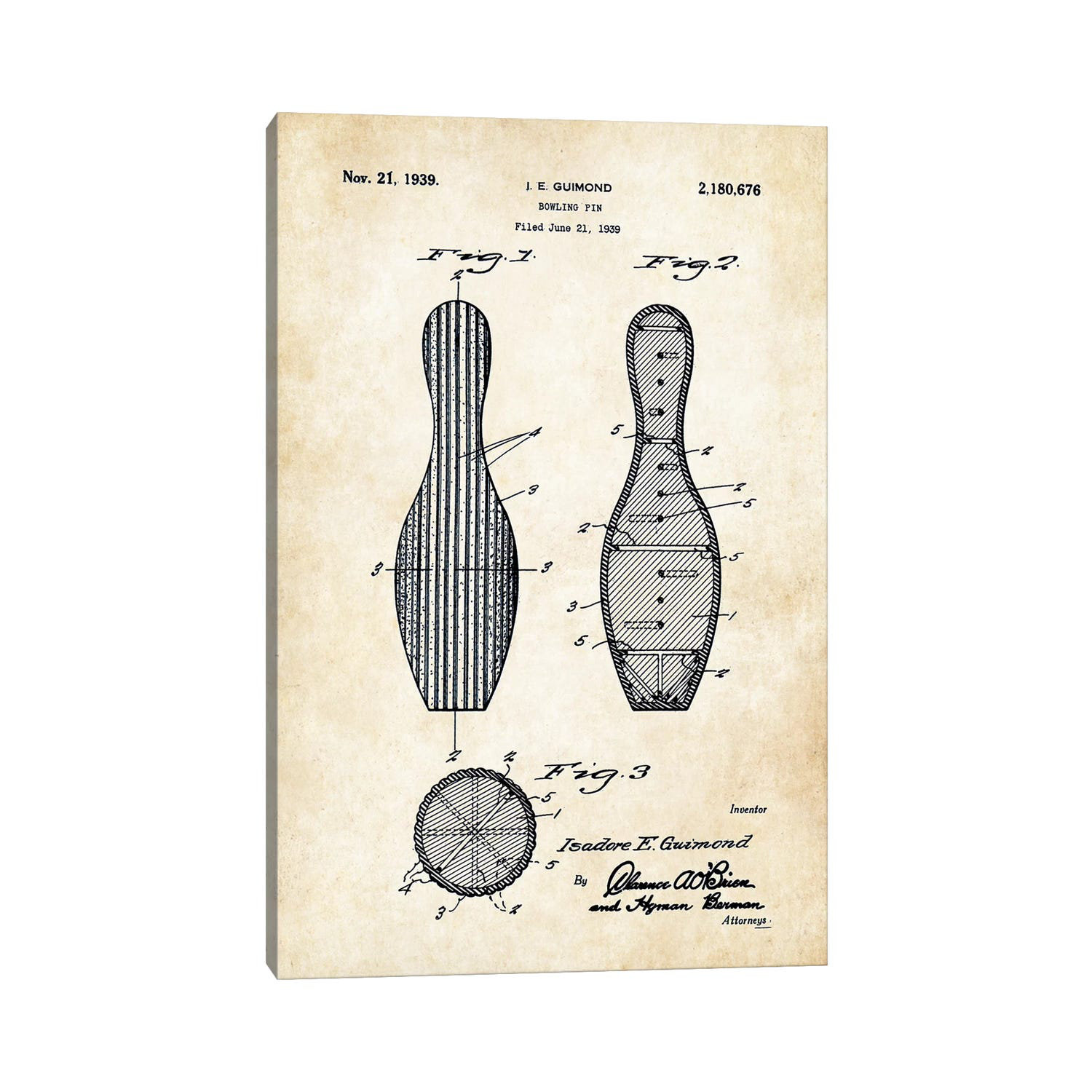 East Urban Home Bowling Pin by - Wrapped Canvas Print - Wayfair Canada
