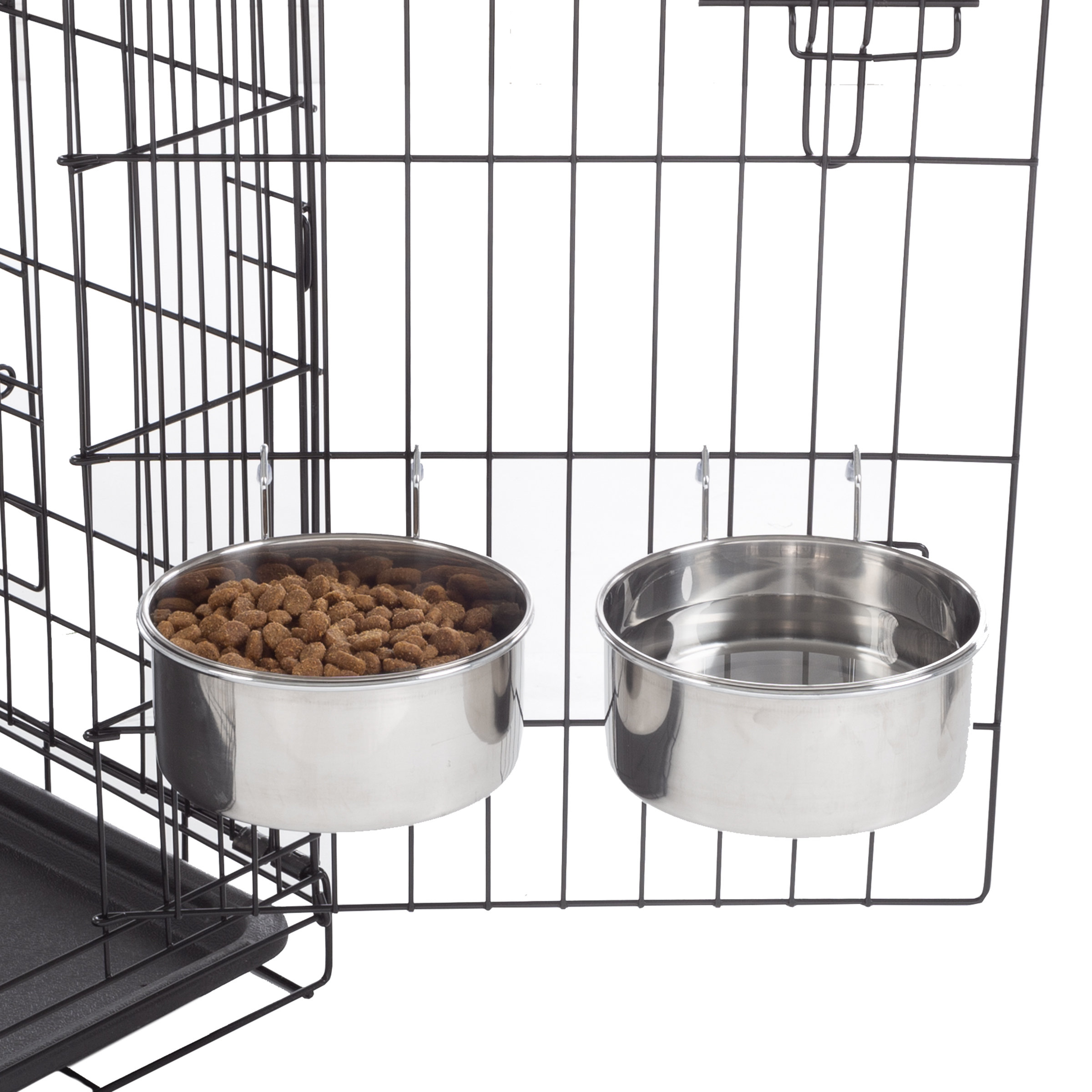 PETMAKER Stainless-Steel Hanging Dog Bowl Set & Reviews | Wayfair