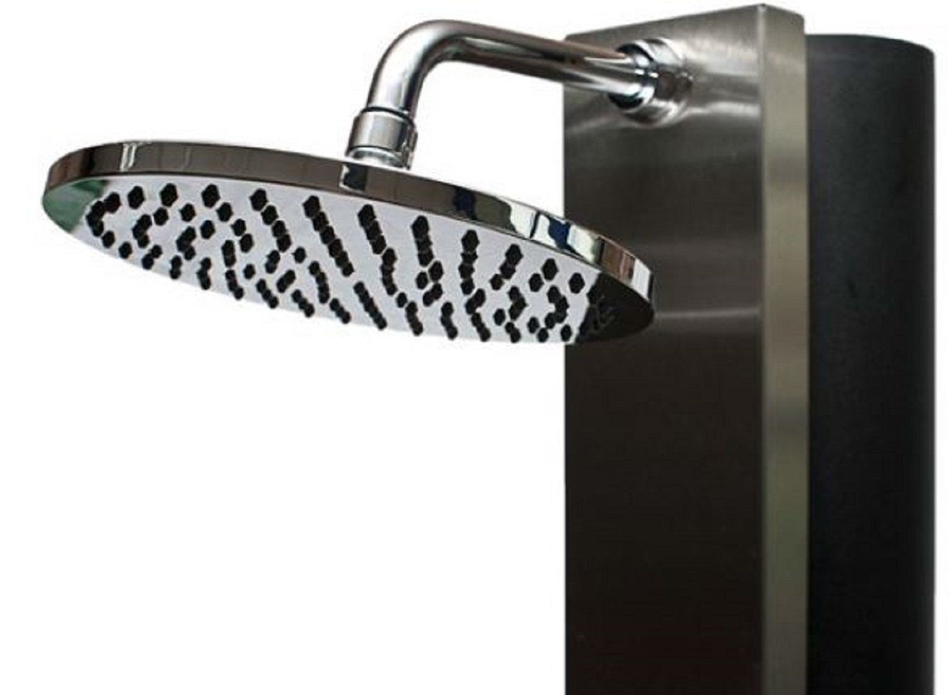 Dakota Fields Solar Pool Shower PULSATE Brown Rustic With Foot Rinse ...