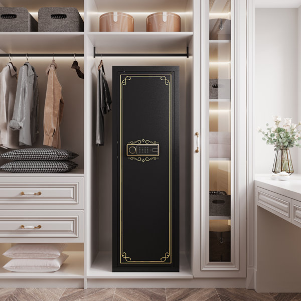 Kaer 10-12 Gun Safe For Rifles And Pistols Biometric Gun Cabinet For ...