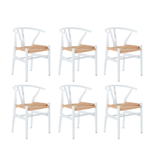 Strings Attached Decor Solid Wood Slat Back Side Chair Dining Chair ...