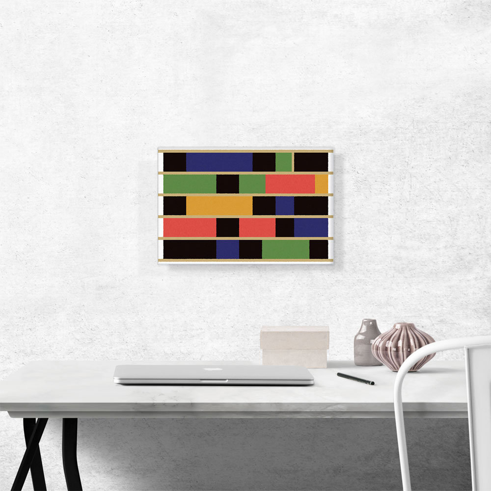 ARTCANVAS Mid-Century Modern Missing in Sequence - Wrapped Canvas ...