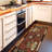 Ottomanson Non-Slip Rubberback Coffee Cups Kitchen Runner Rug & Reviews ...