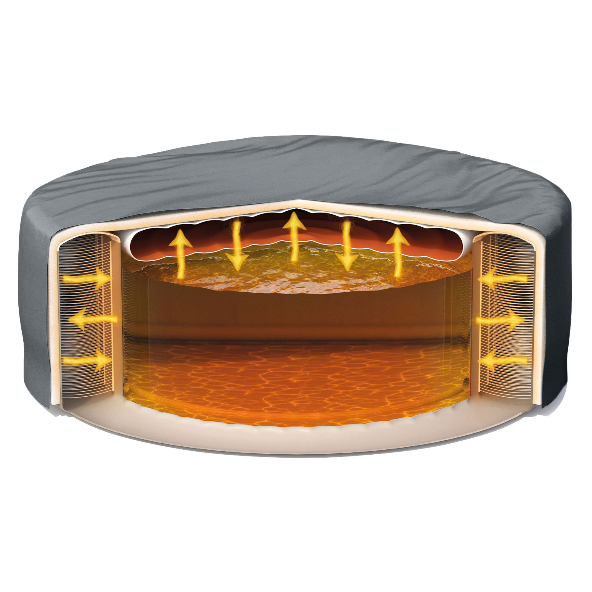 Intex 6 - Person 140 - Jet Vinyl Inflatable Hot Tub & Reviews - Wayfair Canada