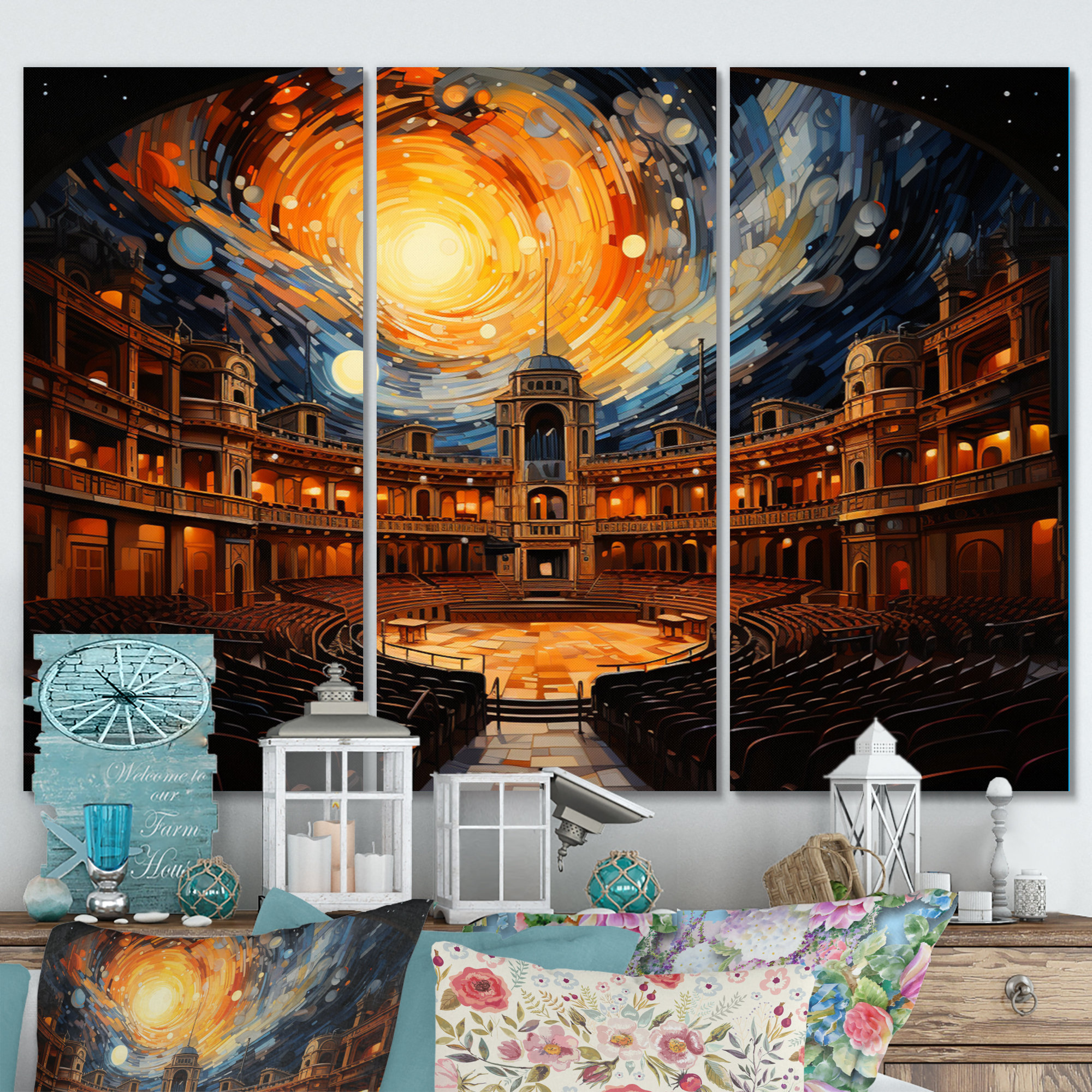 Winston Porter Concert Halls Hall Of VI - Architecture Wall Art Living ...