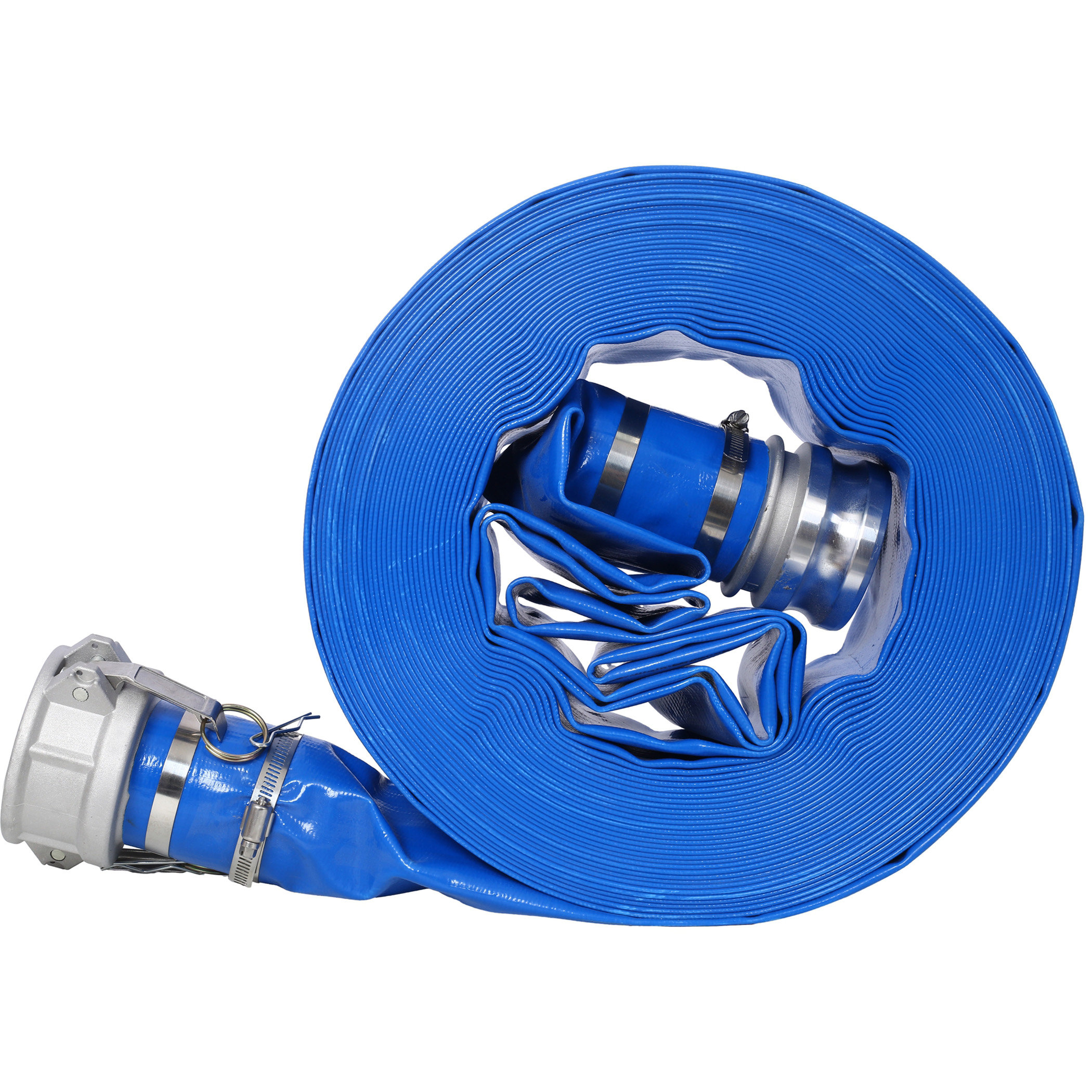 HANGZHOUSHANGYI 3"X100FT Pool Backwash Hose, Heavy Duty Reinforced Blue ...
