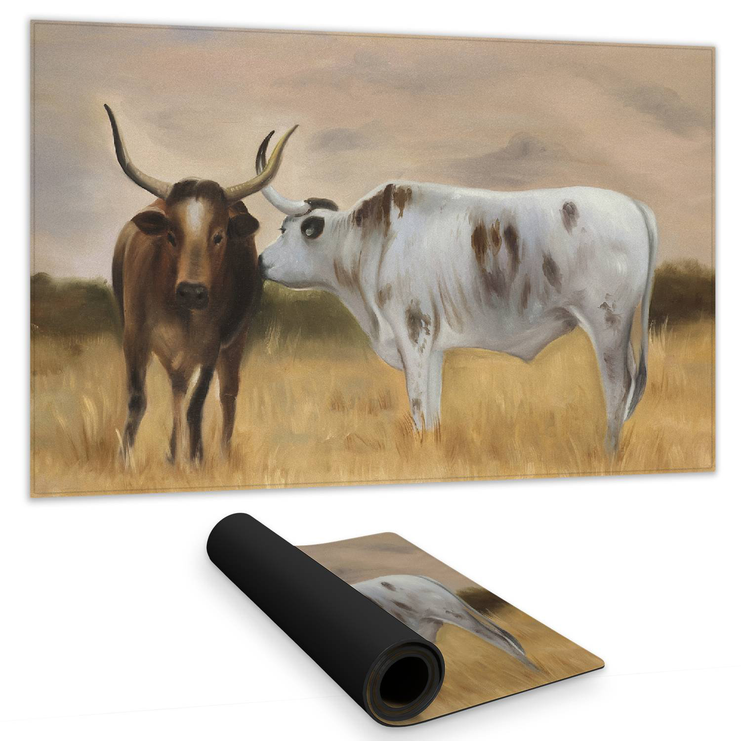 Begin Edition International Inc. Nguni herd - 14.00"x24.25" Desk mat ...