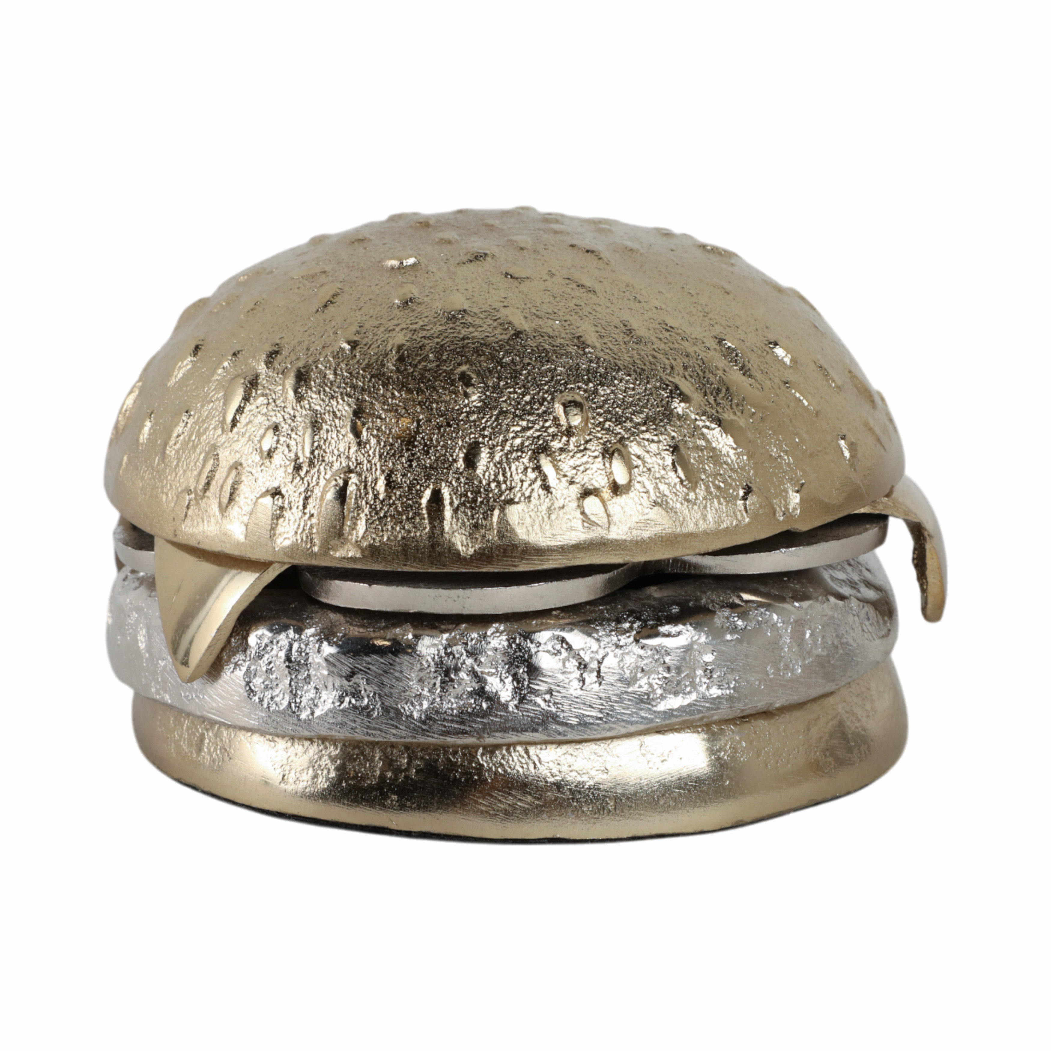 Mercer41 Decorative Object Aluminum Burger Shape Contemporary Finish ...