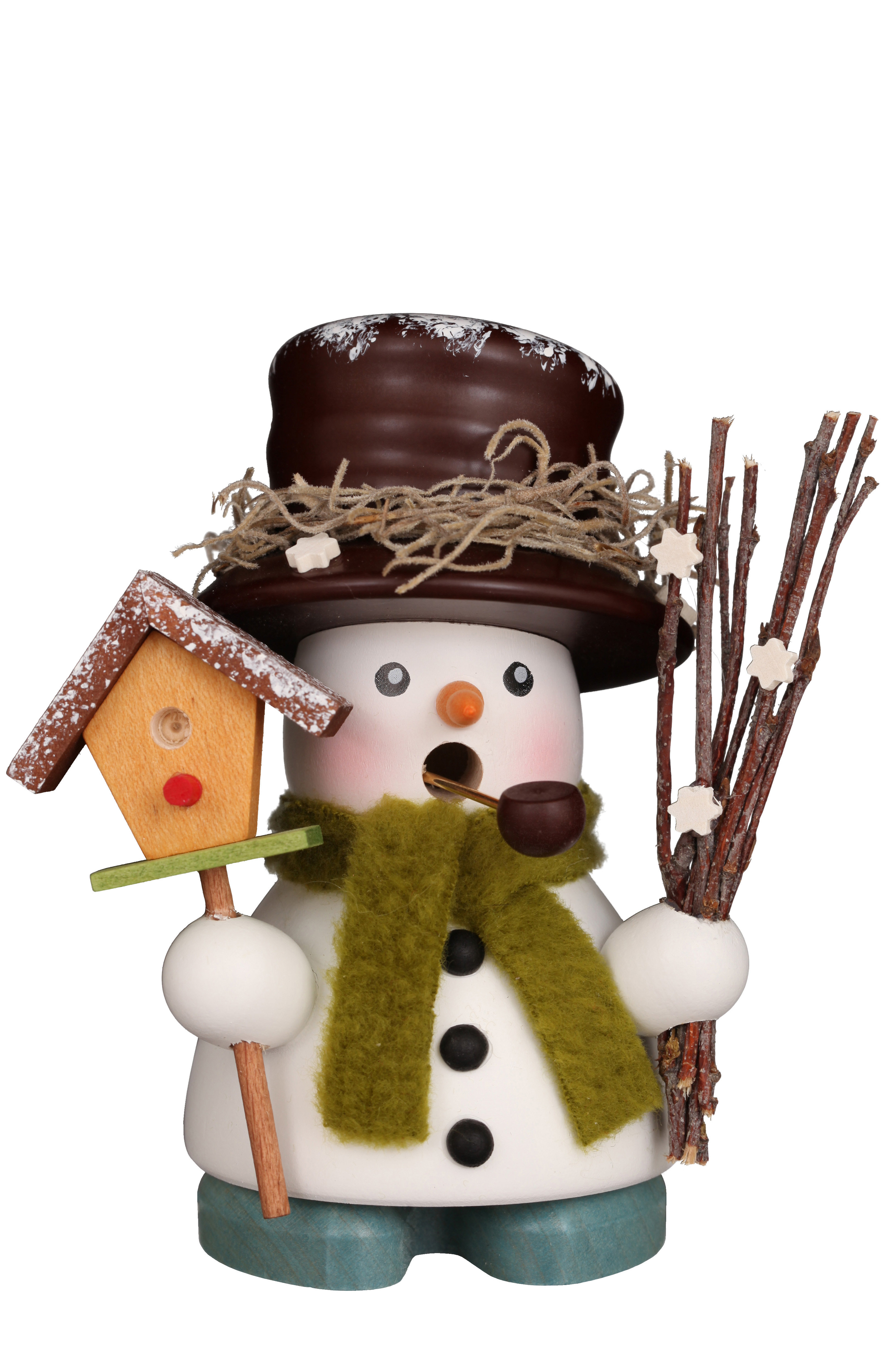 Christian Ulbricht Smoker - Mini Snowman With Aviary | Perigold