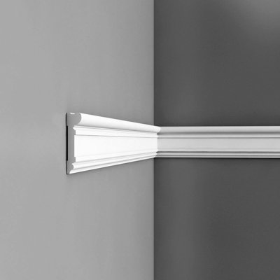 Ekena Millwork PVC Chair Rail 2 5/8"H x 96"W x 3/4"D Chair Rail ...