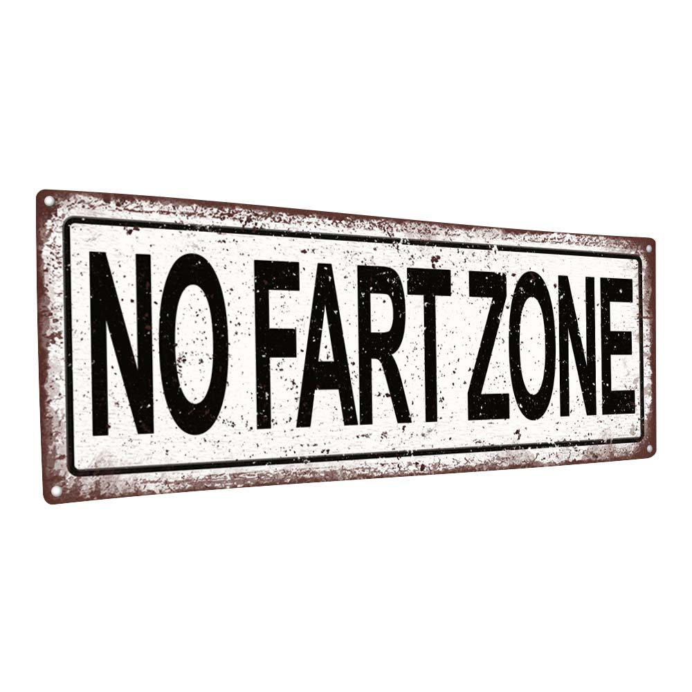 Trinx Distressed, No Zone Metal Sign | Wayfair