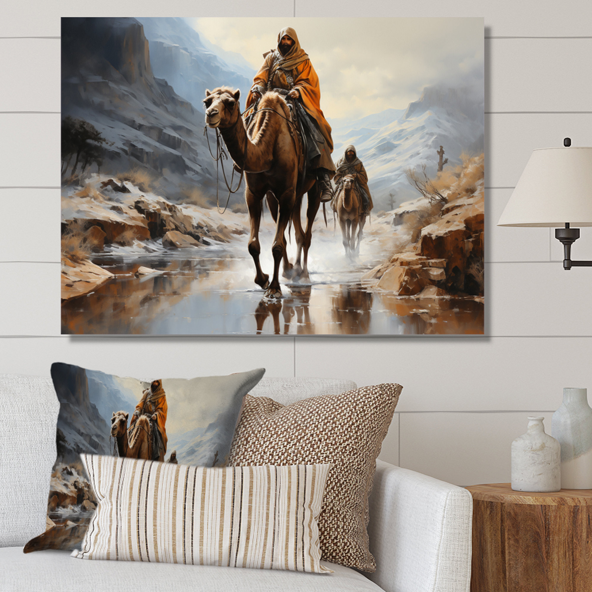 Union Rustic Camel Desert Wanderer Collage On Canvas Print - Wayfair Canada