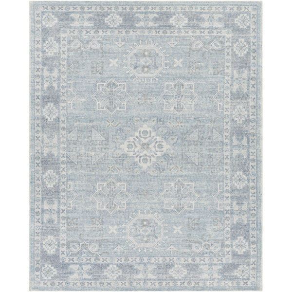 Joss & Main Hopkins Handmade Hand Tufted Denim/Sky Blue Rug & Reviews ...