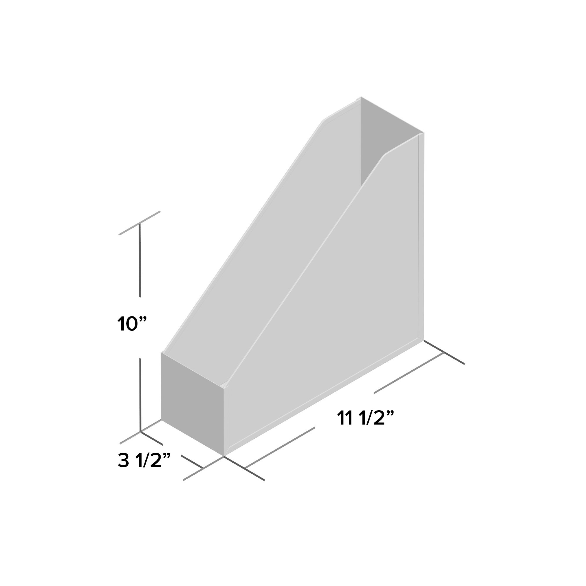 Inbox Zero Acacius Punched Metal Magazine File | Wayfair
