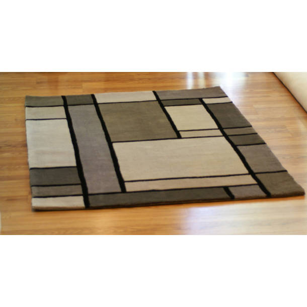 American Home Rug Co. Casual Contemporary Wool Solid Color Rug | Wayfair