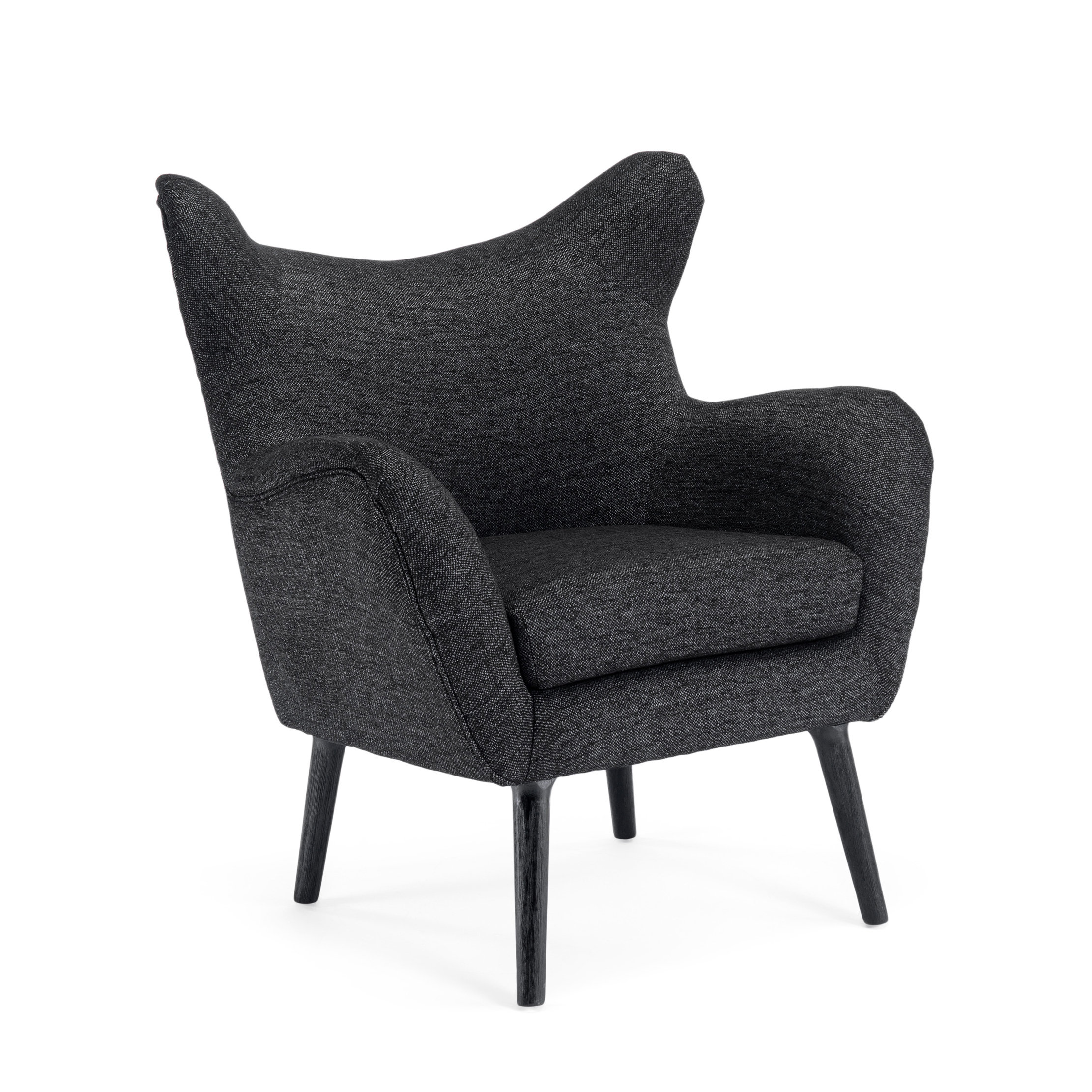 George Oliver Stylish Arm Chair With Iconic Splayed Legs And Retro ...