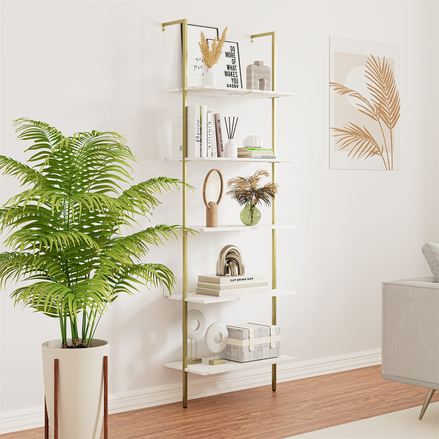 Everly Quinn Ellise 5 Piece Tiered Shelf | Wayfair