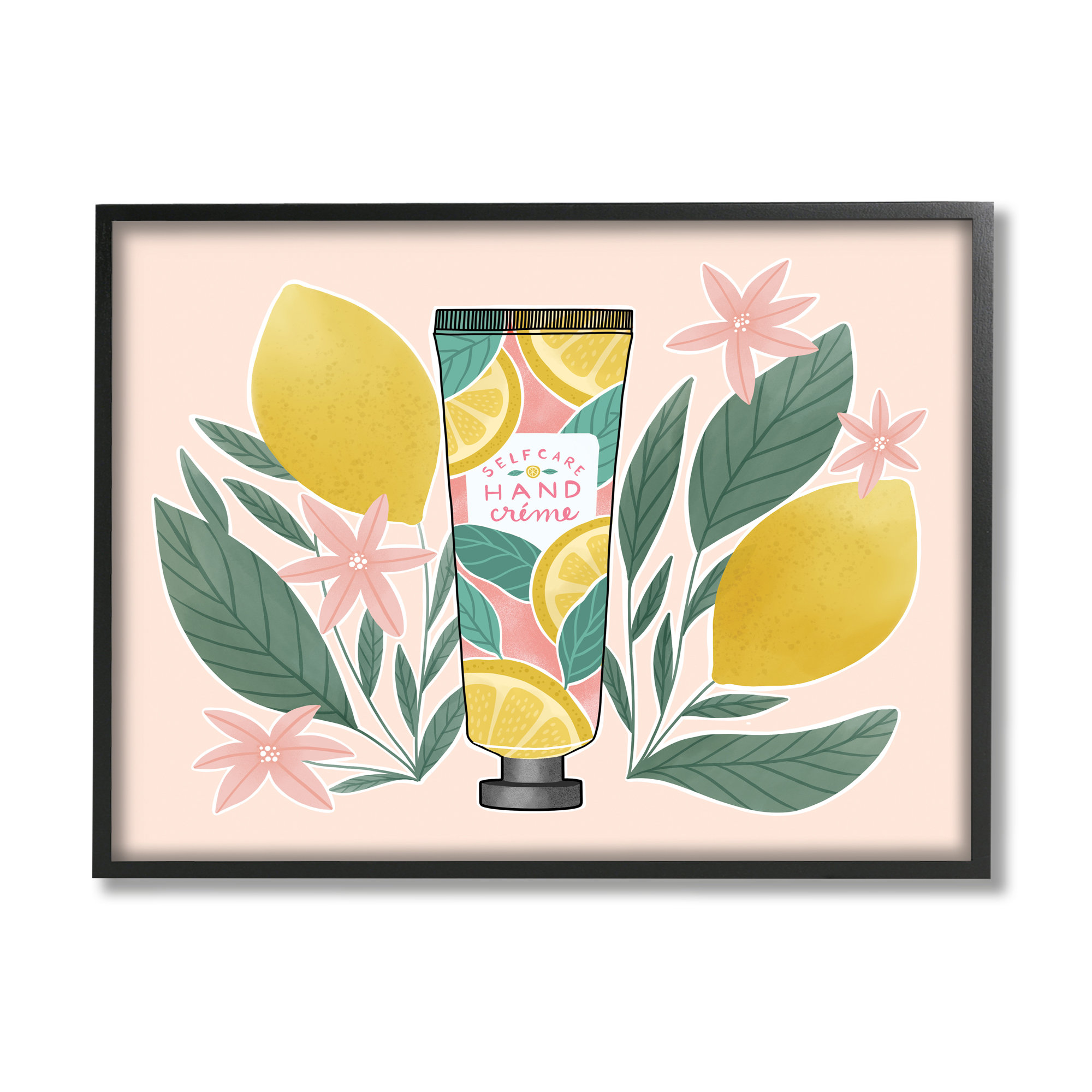 Stupell Industries Self Care Hand Creme Citrus Herbs On Wood by ...