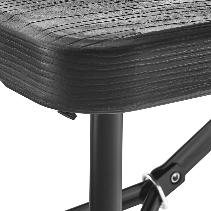 Brayden Studio® Plastic Folding Bench Portable Outdoor Bench for Picnic ...