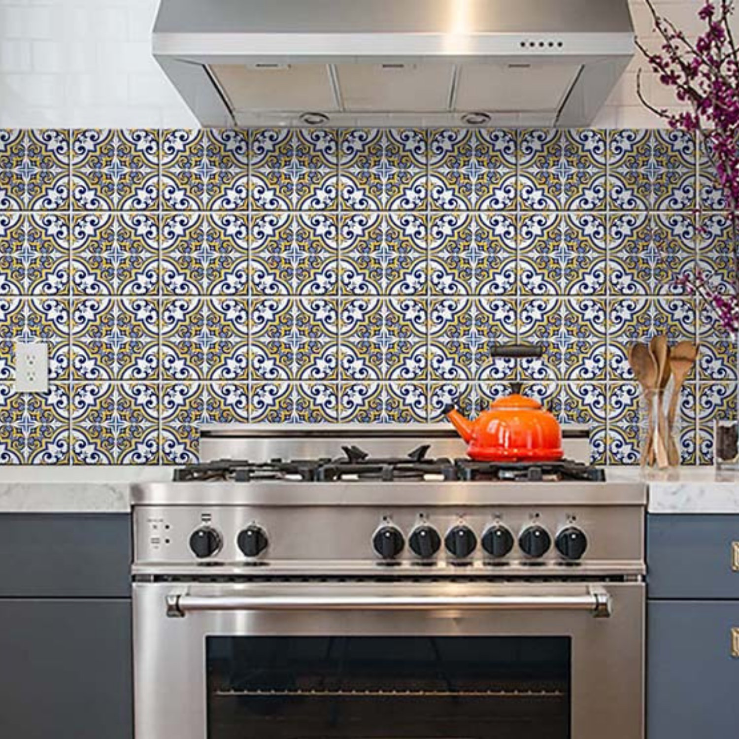 Mi Alma 7" x 7" Vinyl Peel & Stick Mosaic Tile | Wayfair