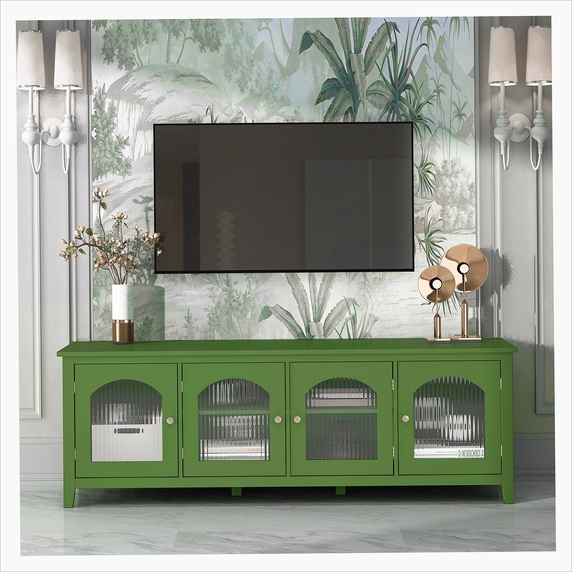 DSUNNER 90" TV Stand with Drawers - Wayfair Canada