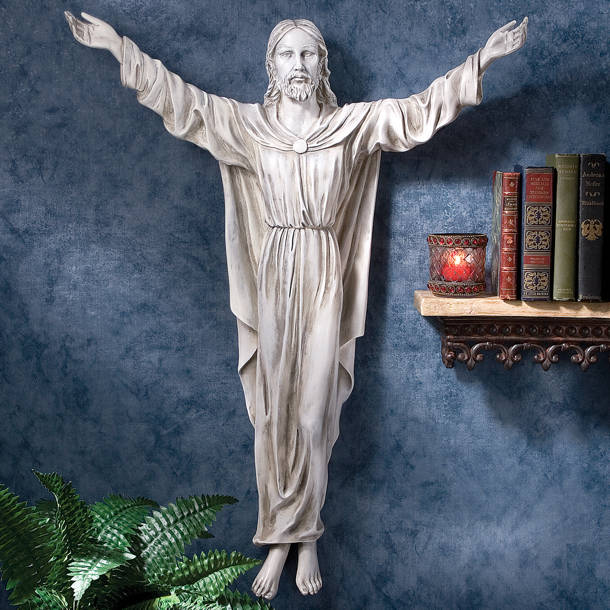 Design Toscano Jesus The Good Shepherd Garden Statue & Reviews | Wayfair