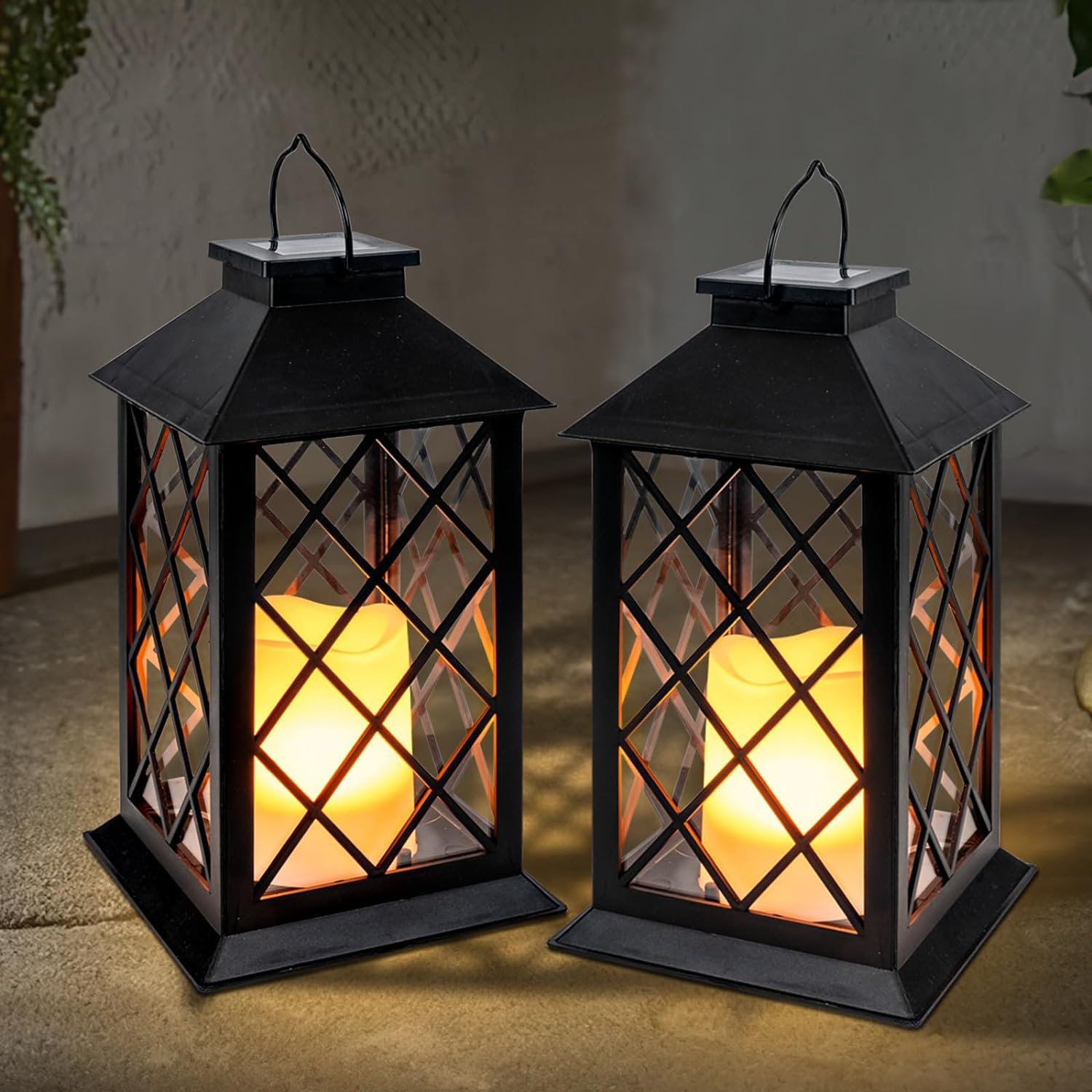 Belleze Solar Lanterns Outdoor 2 Pack - Wayfair Canada