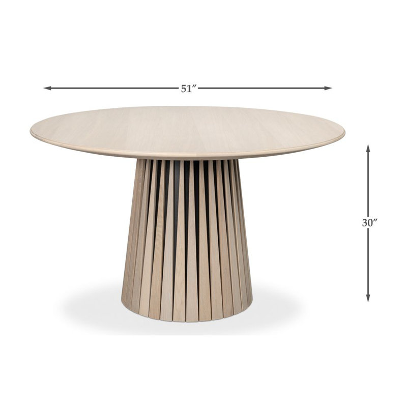 Sarreid Ltd Clark Dining Table, Gray | Wayfair