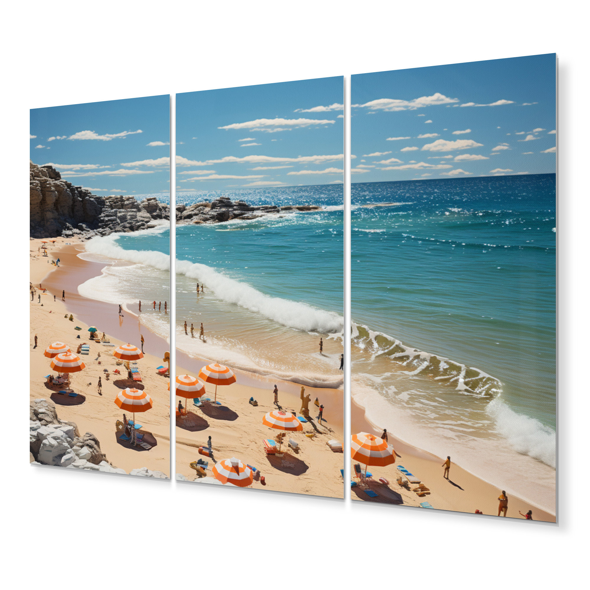 Dovecove Beach Surfers Paradise I - Nautical & Beach Metal Wall Art ...