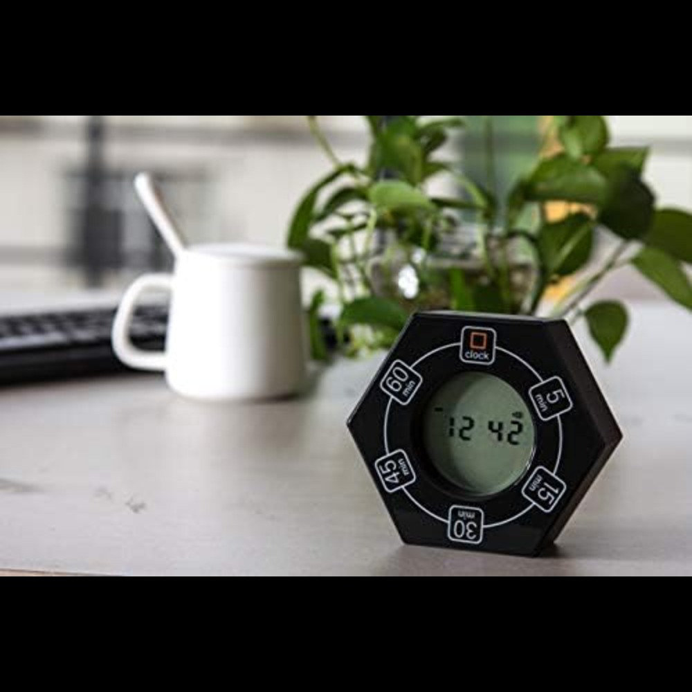 Invenitiah Home & Office Timer With Clock, 5,15, 30, 45, 60 Minute ...