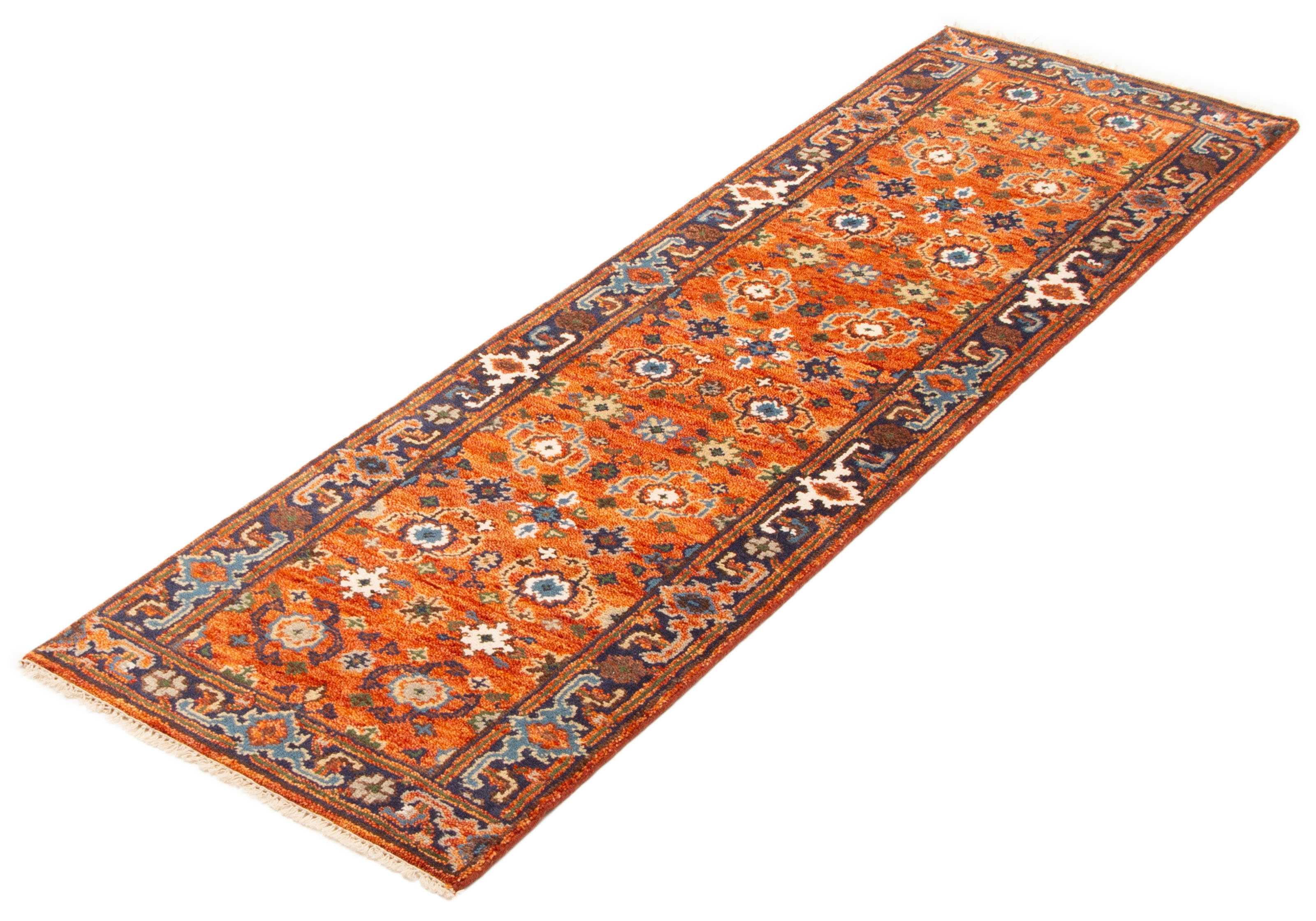 Bloomsbury Market Serapi Heritage Dark Copper Rug 2'6" x 8'0" | Wayfair