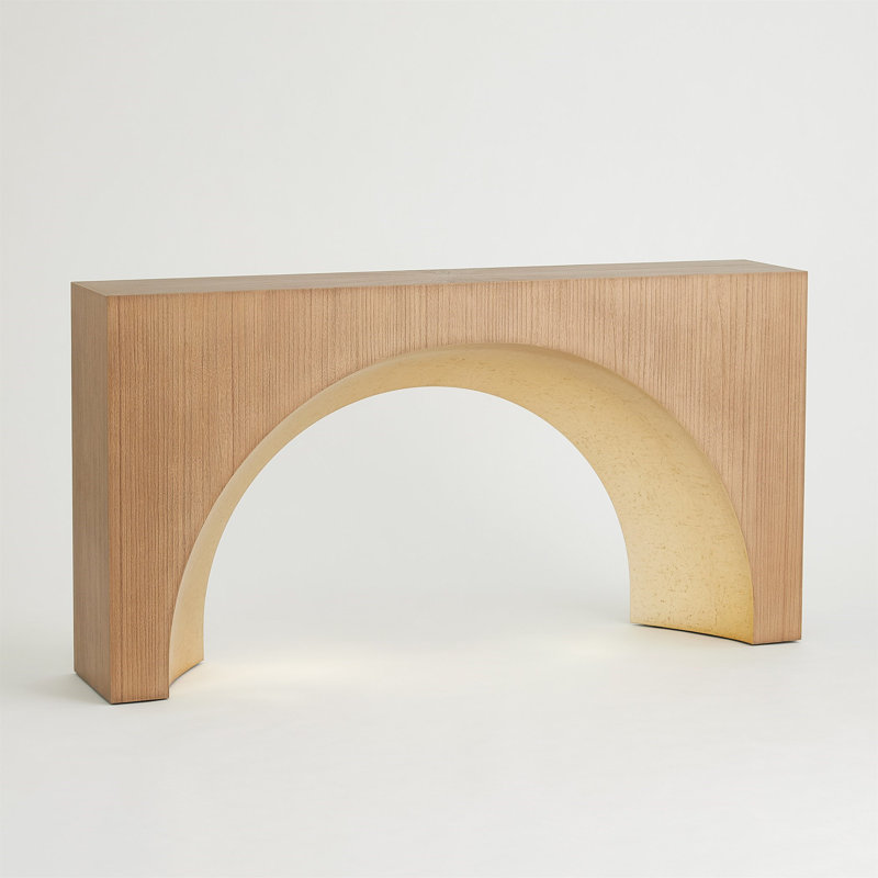 Global Views Arches 64" Solid Wood Console Table | Wayfair