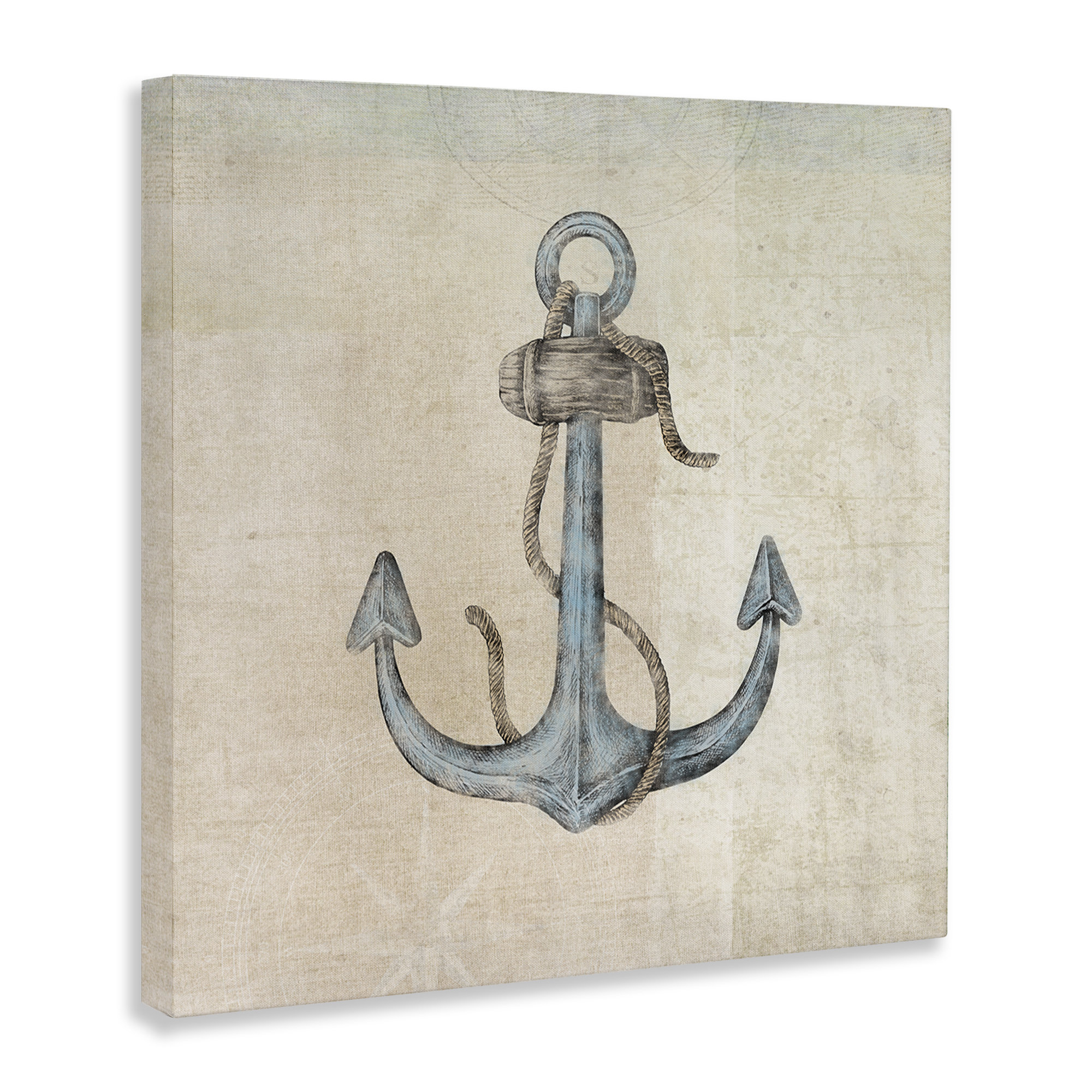 Longshore Tides Rustic Maritime Anchor Canvas Wall Art by JG Studios ...