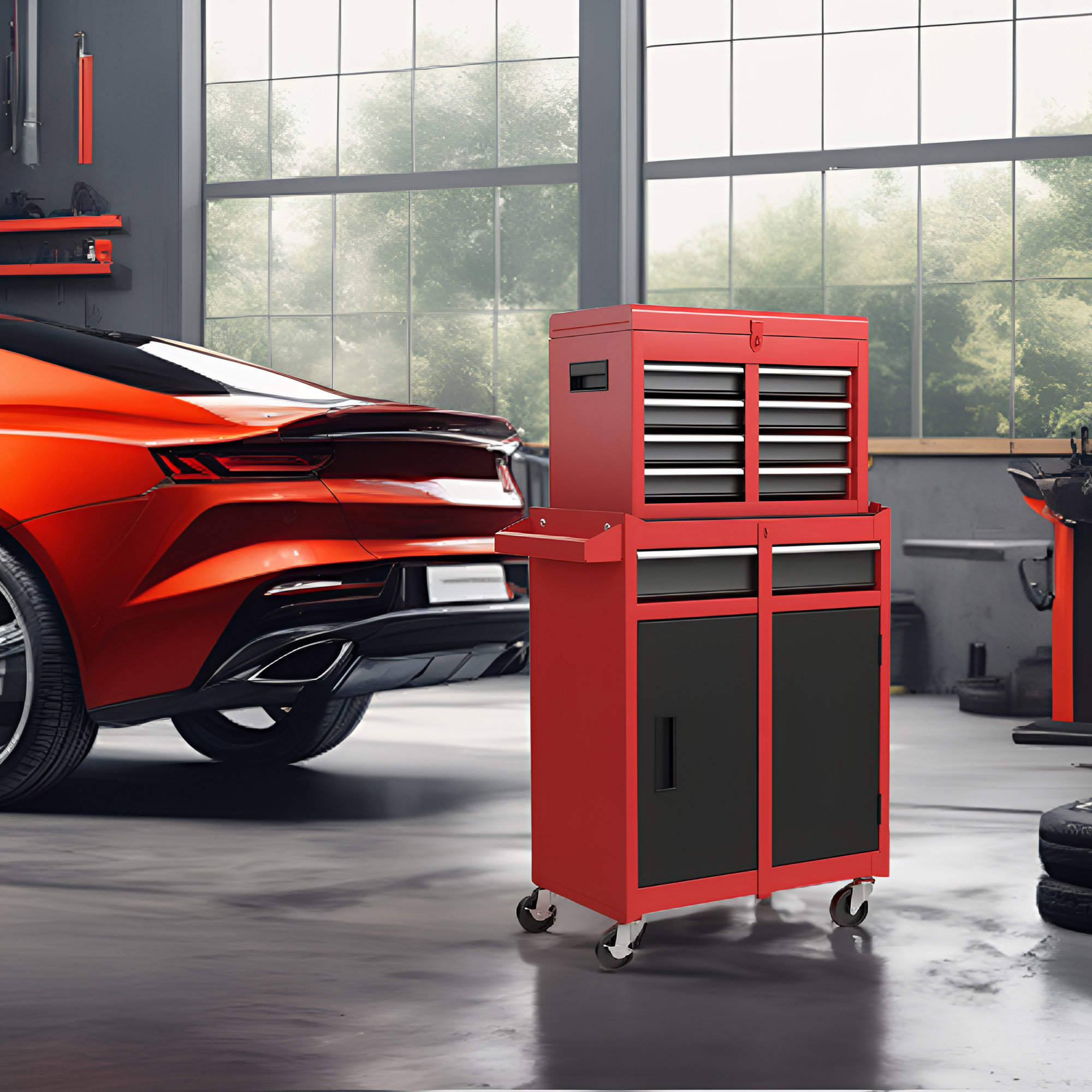 Trent Austin Design® 5-Drawer Rolling Tool Storage Cabinet With ...