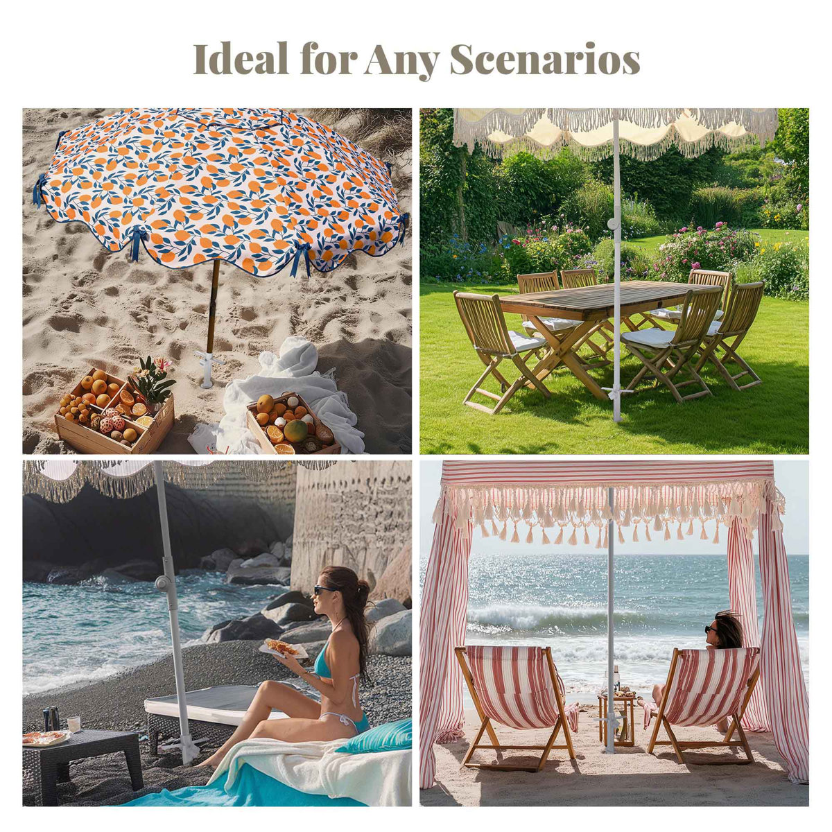 Arlmont & Co. 10" Beach Umbrella Sand Anchor Outdoor Windproof Sand ...