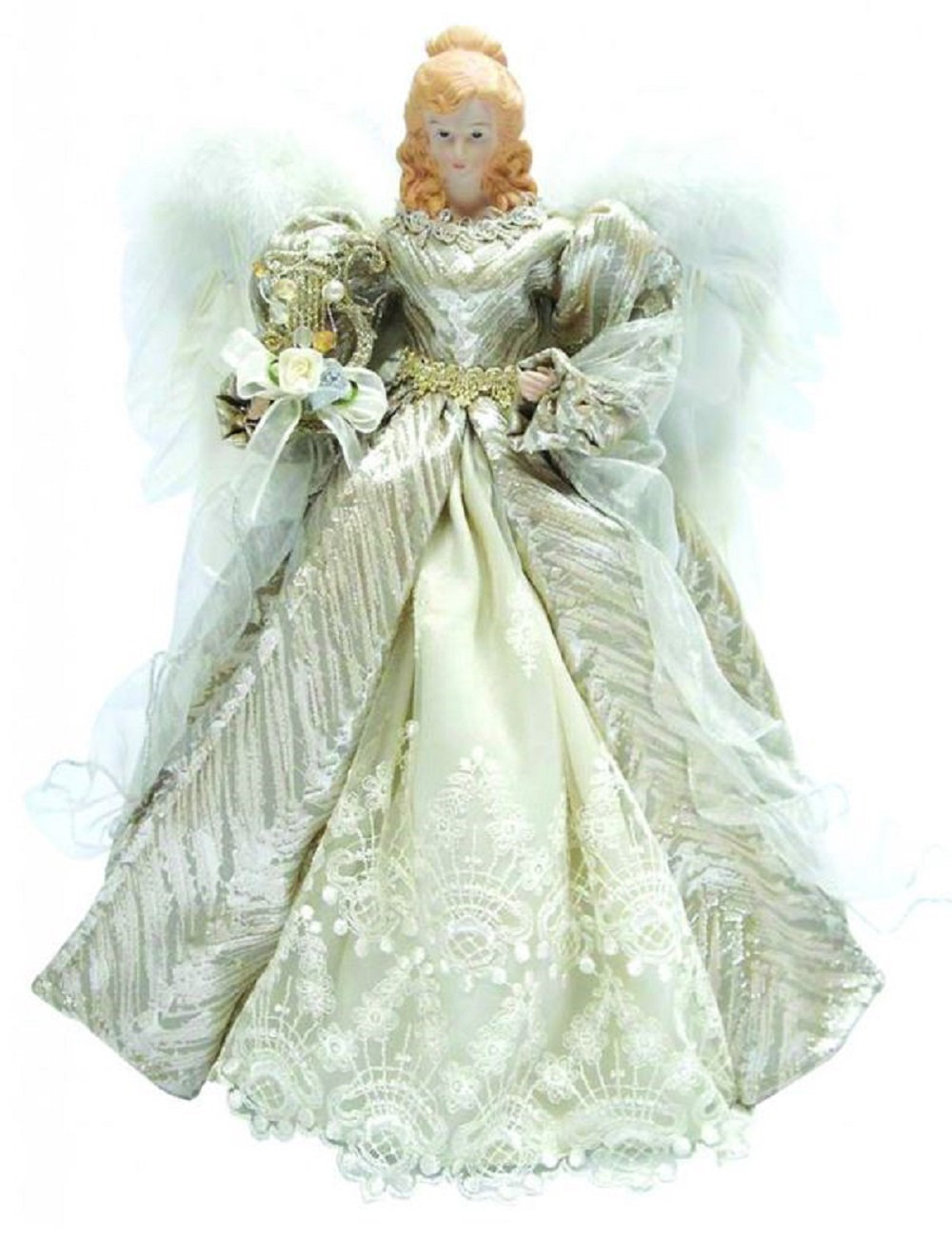 The Holiday Aisle® Elegance Angel Tree Topper & Reviews | Wayfair