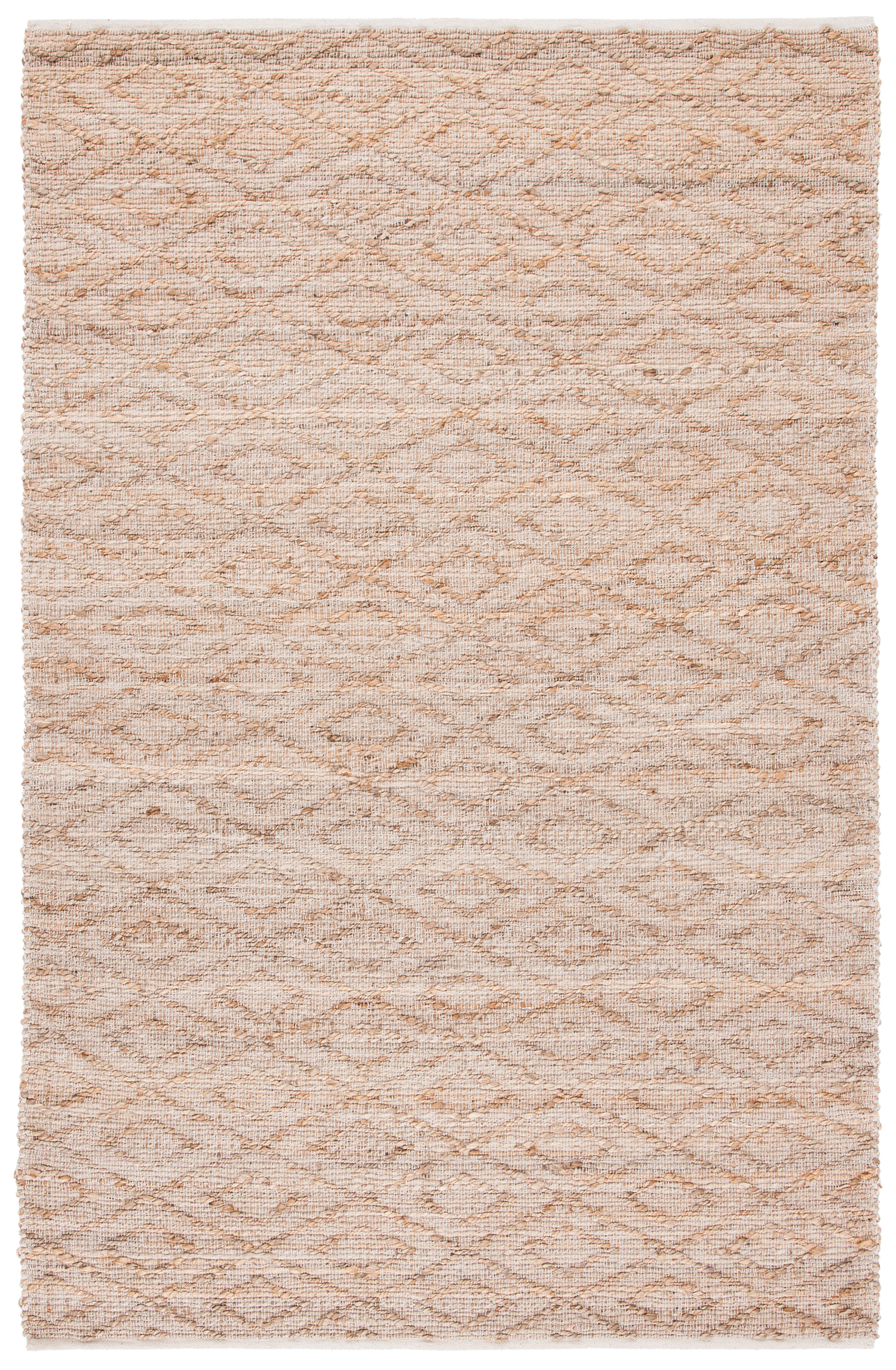 Union Rustic North Adams Natural Fiber Flat Weave Jute/Cotton Geometric ...