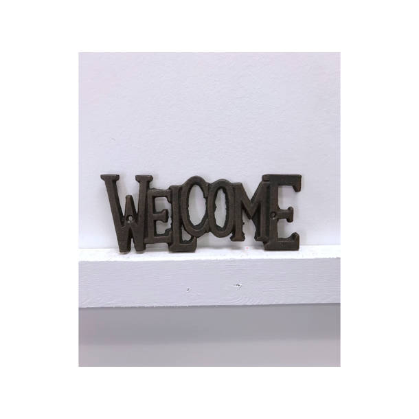 Winston Porter 'Welcome' Textual Art on Manufactured Wood & Reviews ...