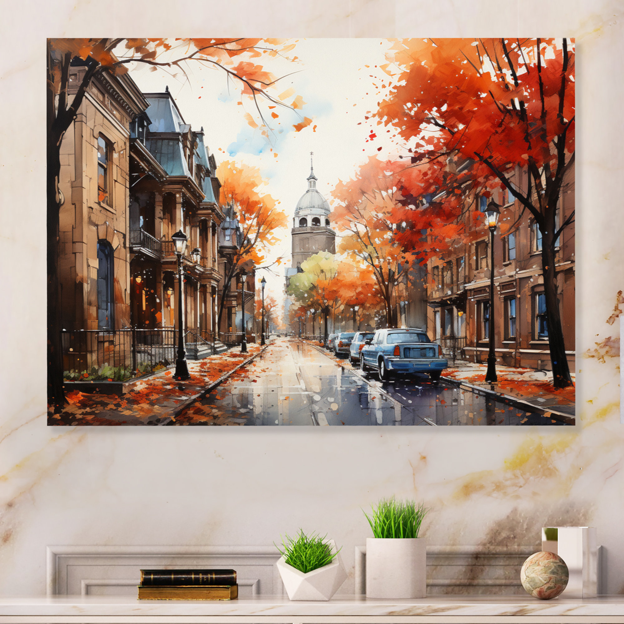 Winston Porter Old Street Boston Views - Boston Print on Metal | Wayfair