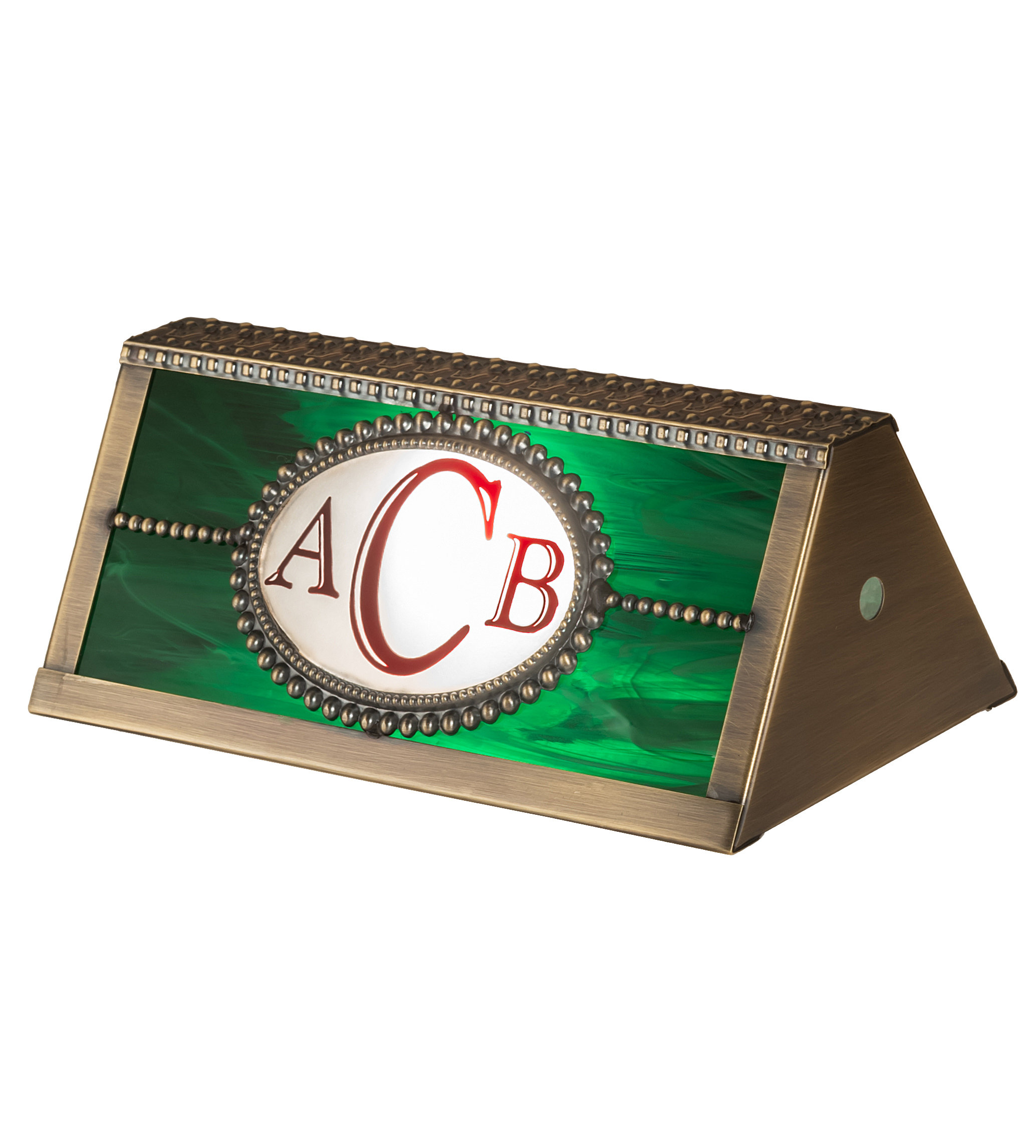 Bloomsbury Market 9" Long Personalized ACB Banker's Shade | Wayfair