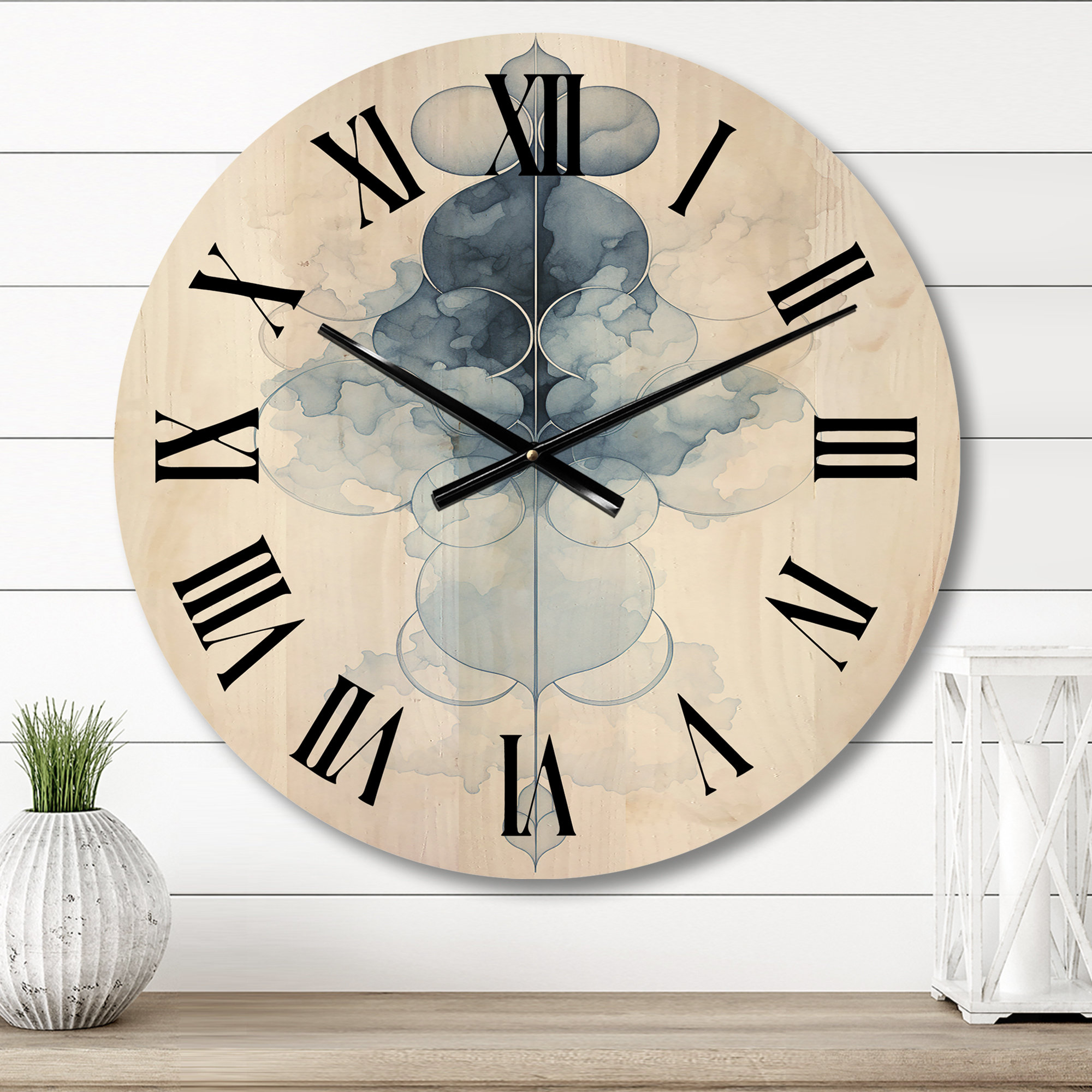 East Urban Home Ethereal Blue Watercolor Bliss I - Abstract Painting ...