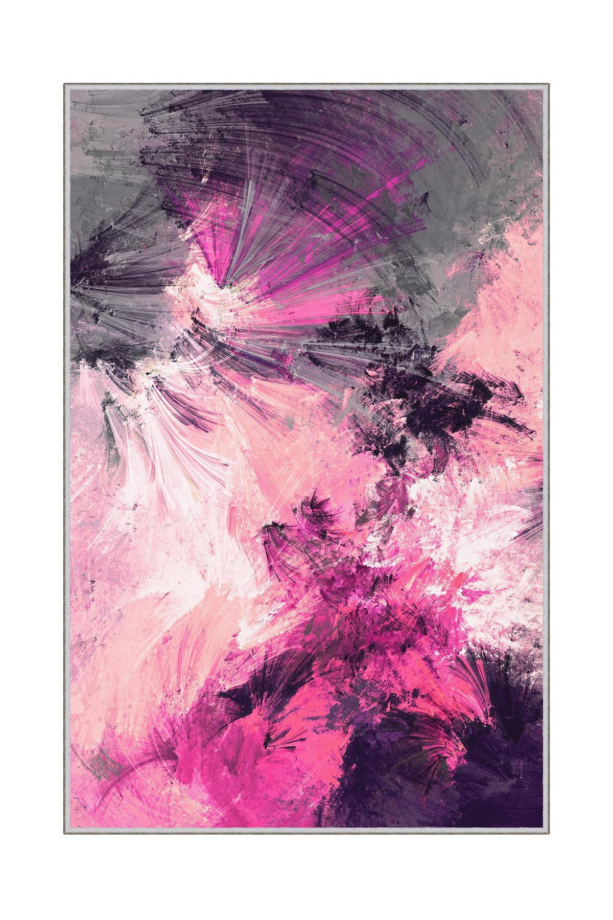 East Urban Home Shoshana Abstract Machine Made Polyester Area Rug in ...