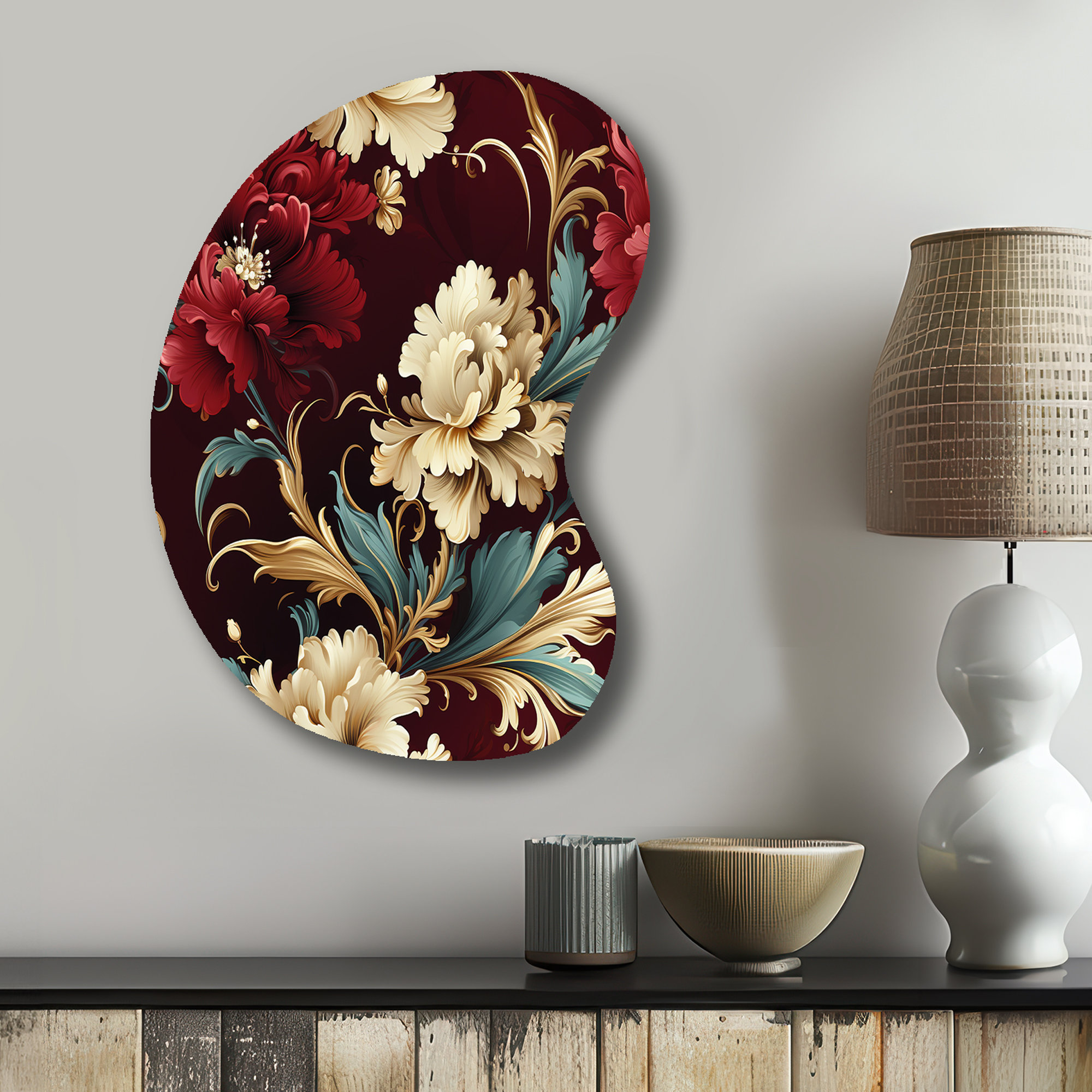 Design Art Victorian Renaissance Revival Victorian Pattern - Floral ...