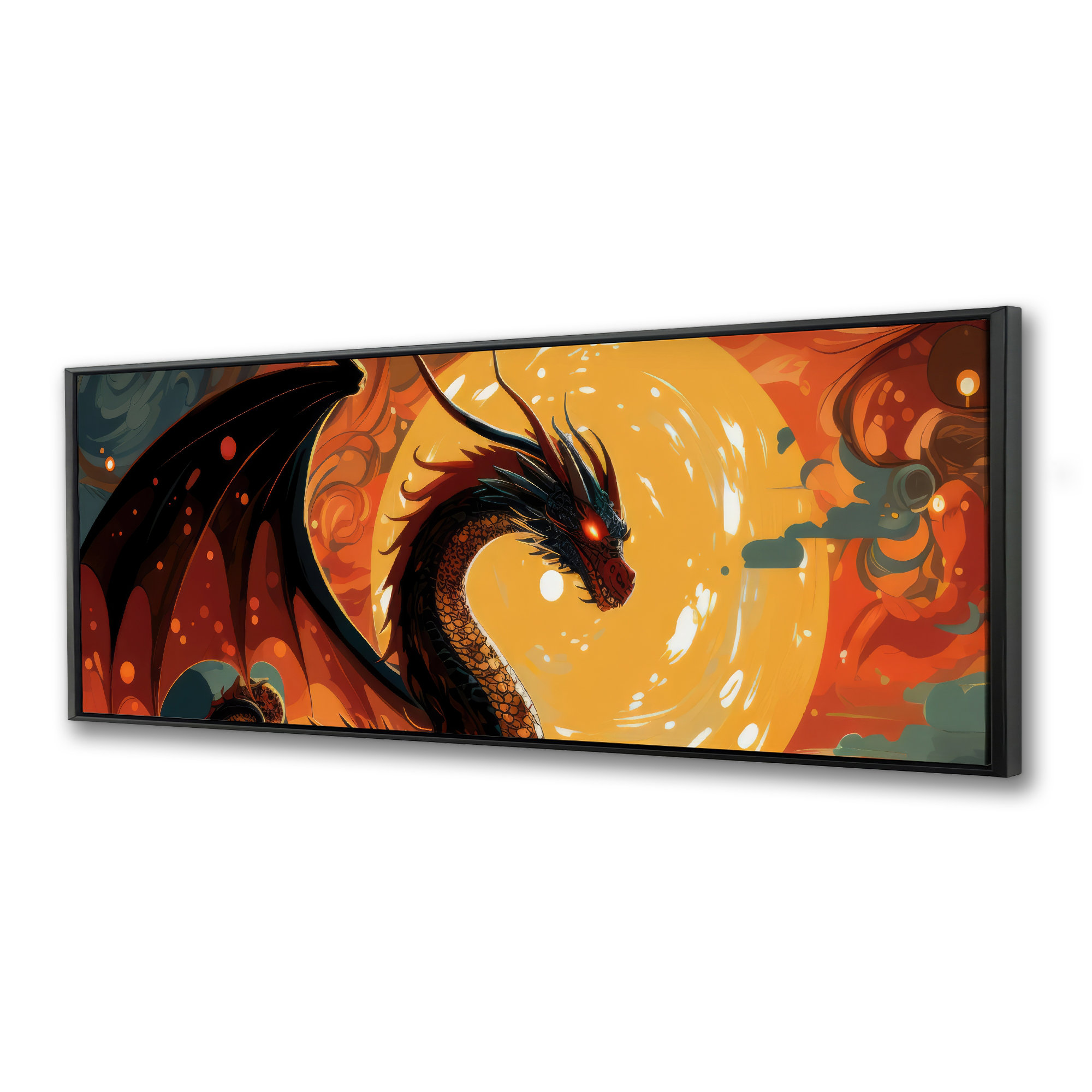 Trinx Imminent destruction Framed canvas | Wayfair