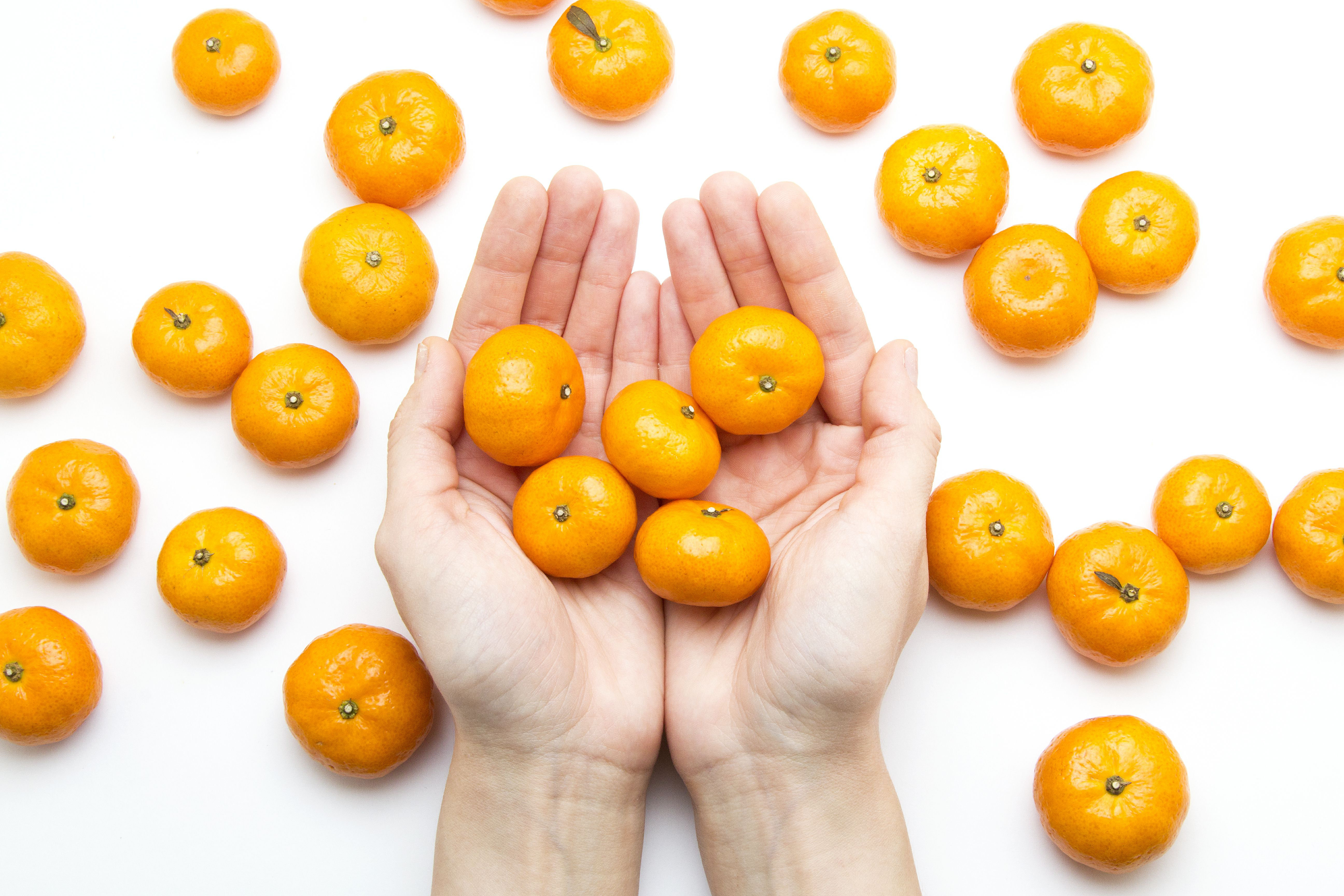 Ebern Designs Maiju Tangerines - Wrapped Canvas Photograph | Wayfair